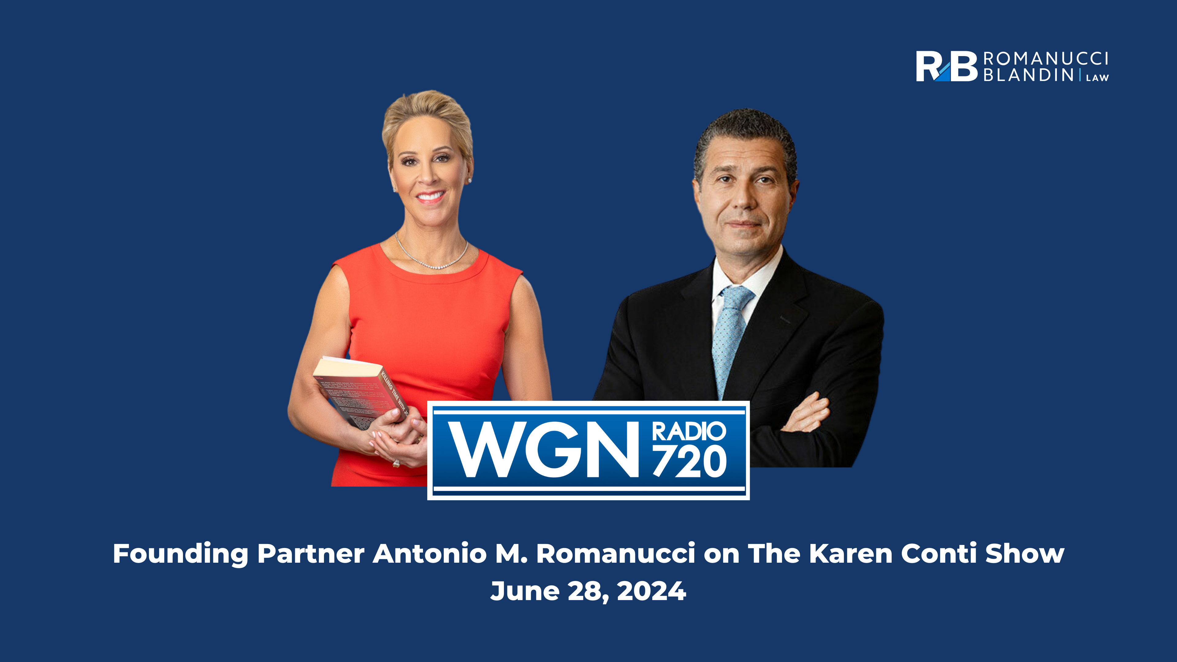 Founding Partner Antonio M. Romanucci on The Karen Conti Show: alleged ...