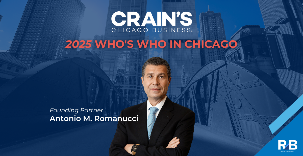 Crain’s Chicago Business honors Antonio M. Romanucci on the 2025 Who’s ...