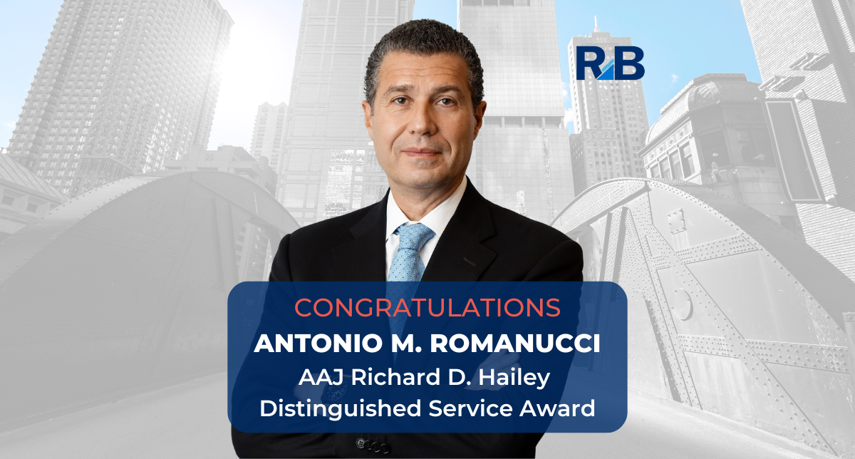 Antonio M. Romanucci receives AAJ's Richard D. Hailey Distinguished ...